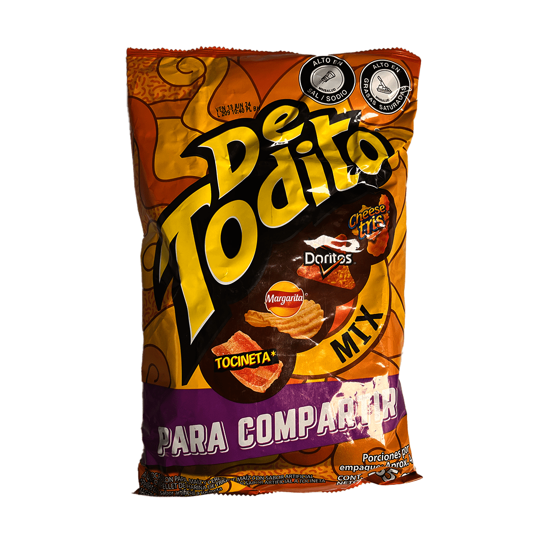 De Todito Mix (165g) Doritos, Tocineta, Cheese Tris, Margarita - Budare ...