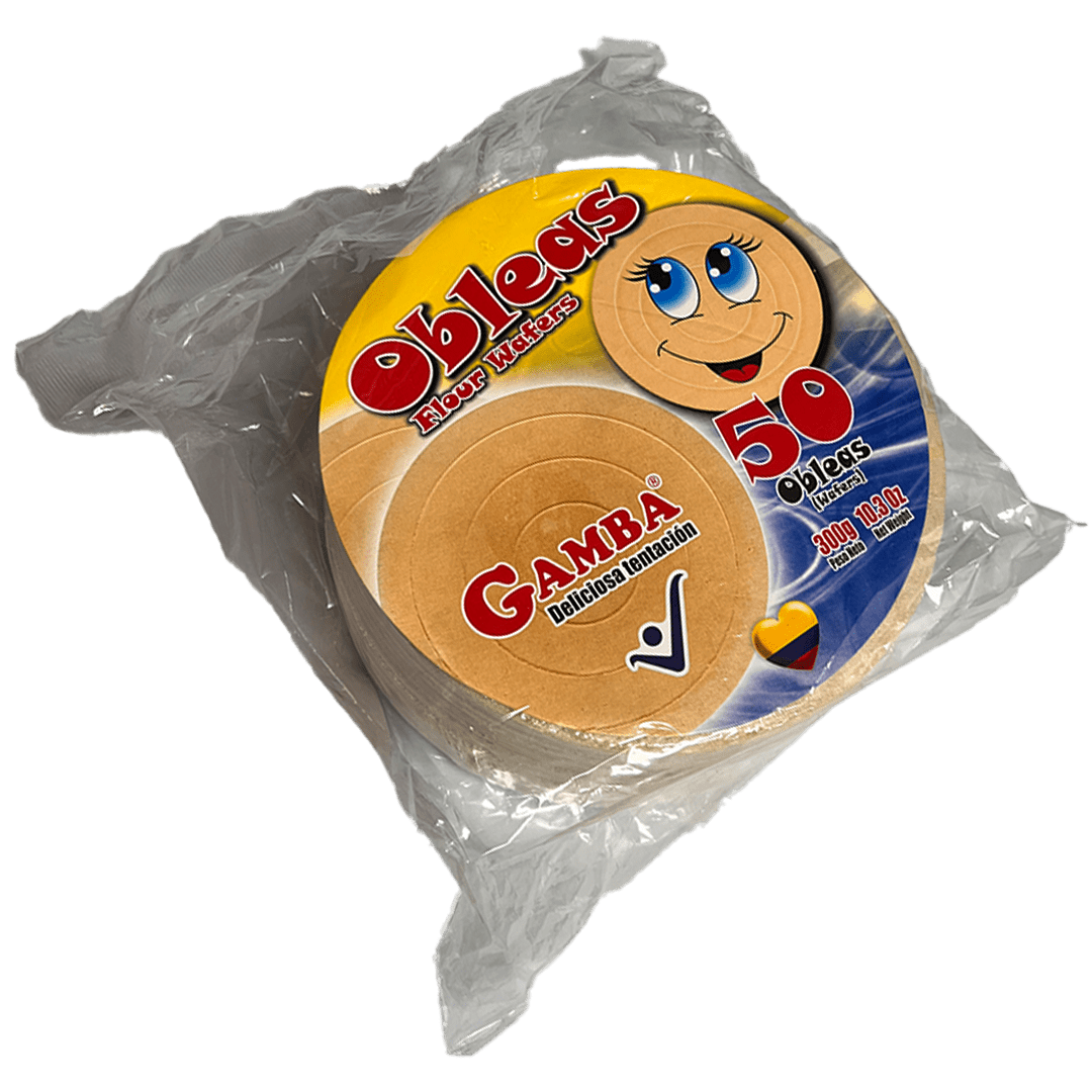 Obleas Gamba (50 Unid/300g) - Budare Bistro