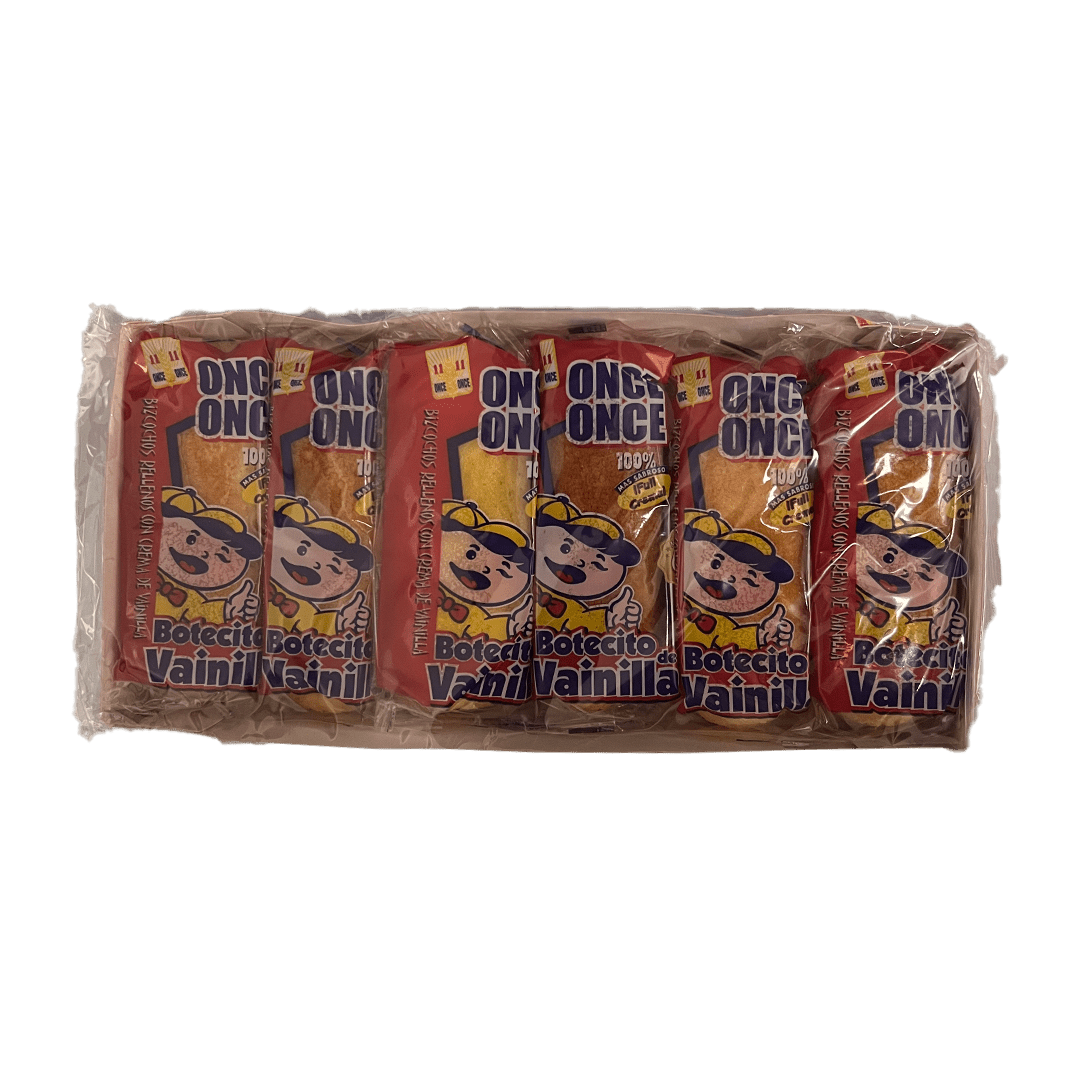 Once Once Botecito Vainilla (6 Unid/210g) - Budare Bistro