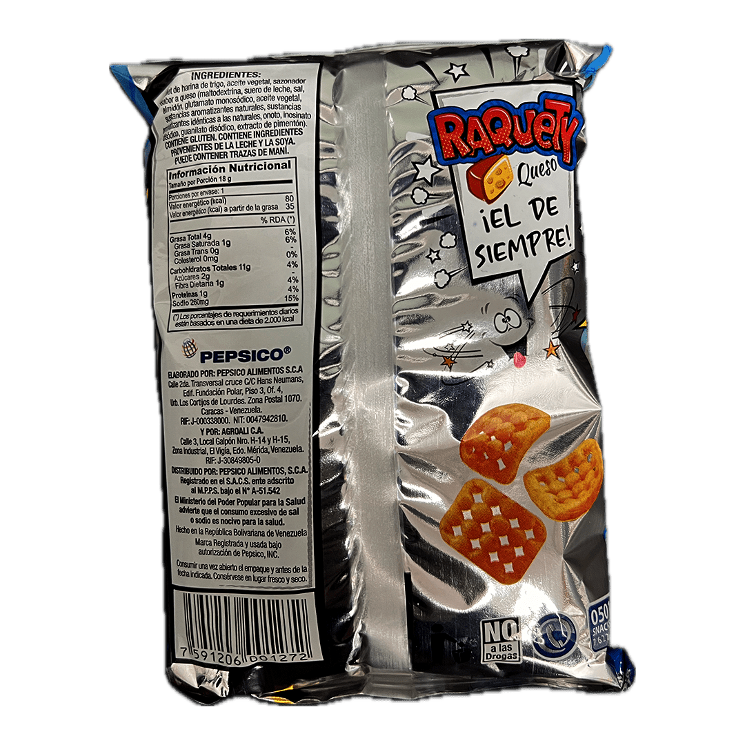 Raquety Queso (18g) - Budare Bistro