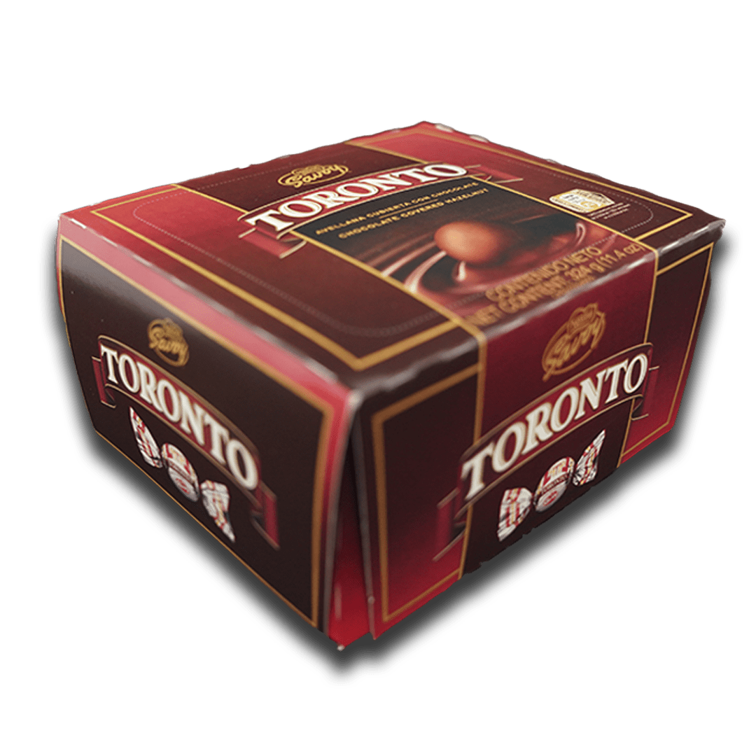 Savoy Toronto Box (324g/36 Unid) - Budare Bistro