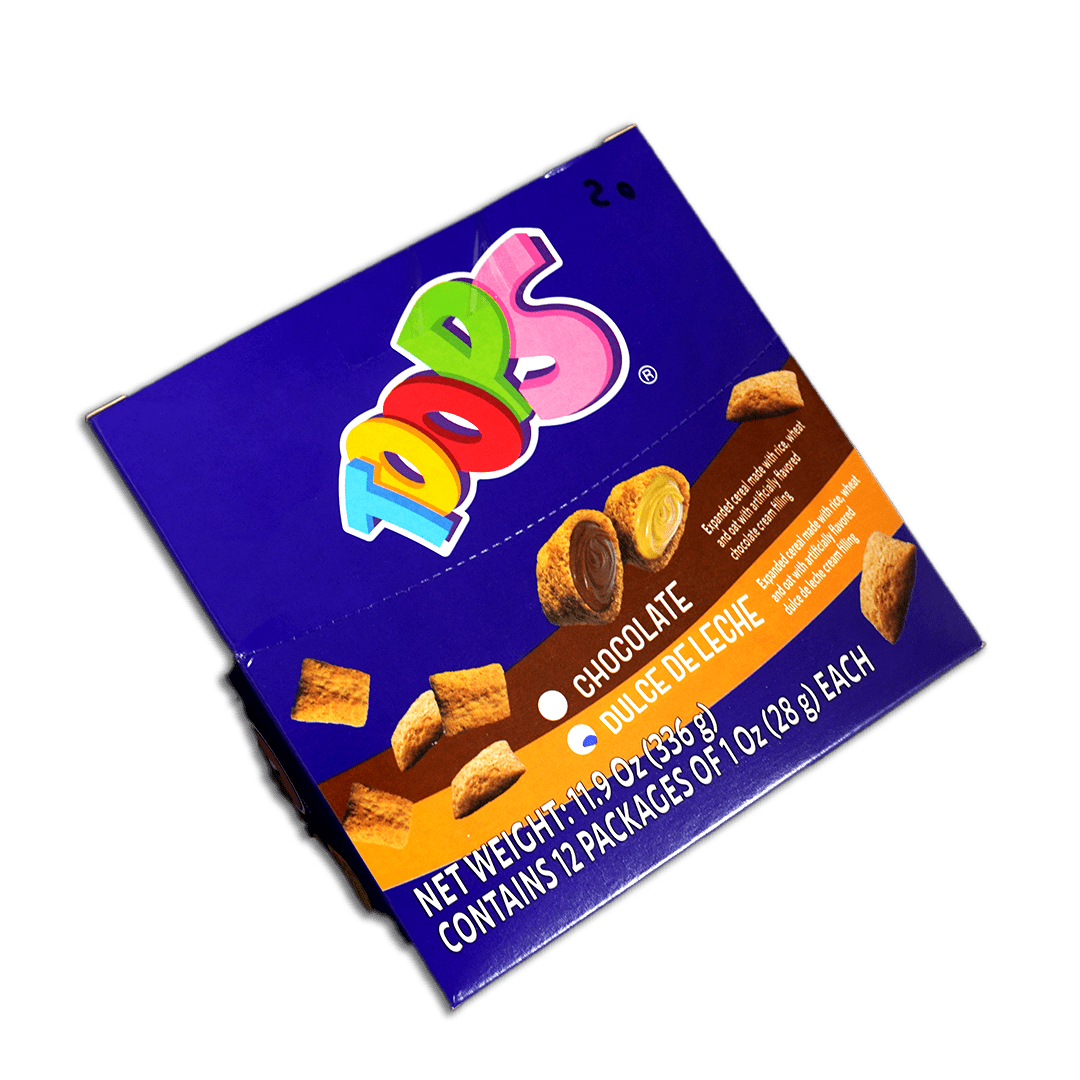 Toops Snack Bags Dulce de Leche(12 Unid/28g each) - Budare Bistro